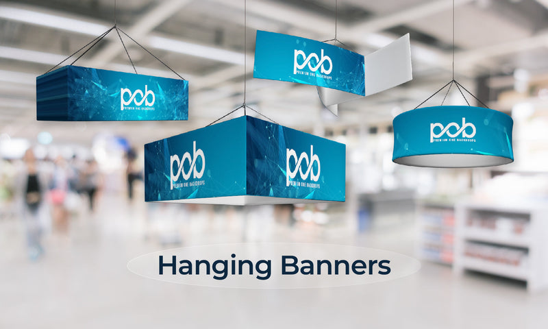 Elevate Your Brand with Premium One Backdrops’ Hanging Banners