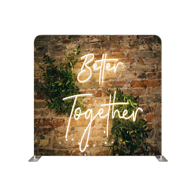Pillow Cover Backdrop(Better together)