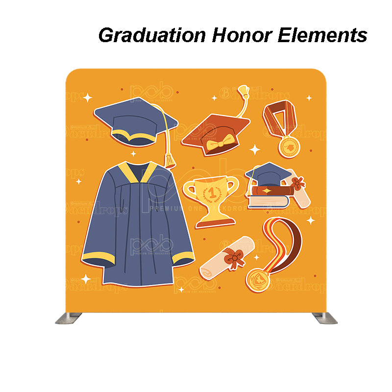 Pillow Cover Backdrop (Graduation Honor Elements)