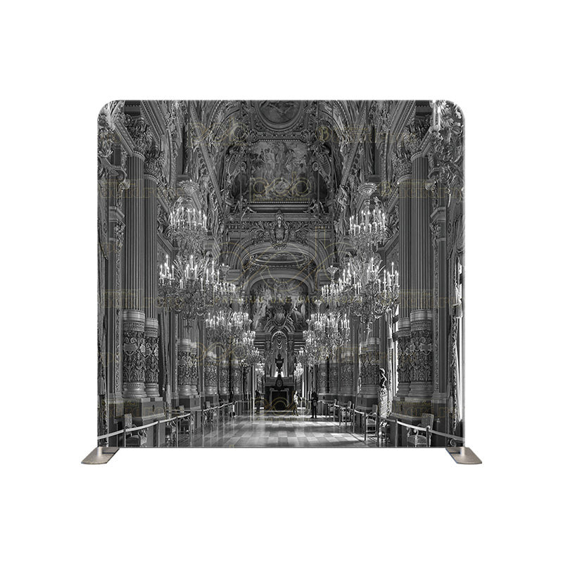 Pillow Cover Backdrop (OPERA HOUSE black and white)