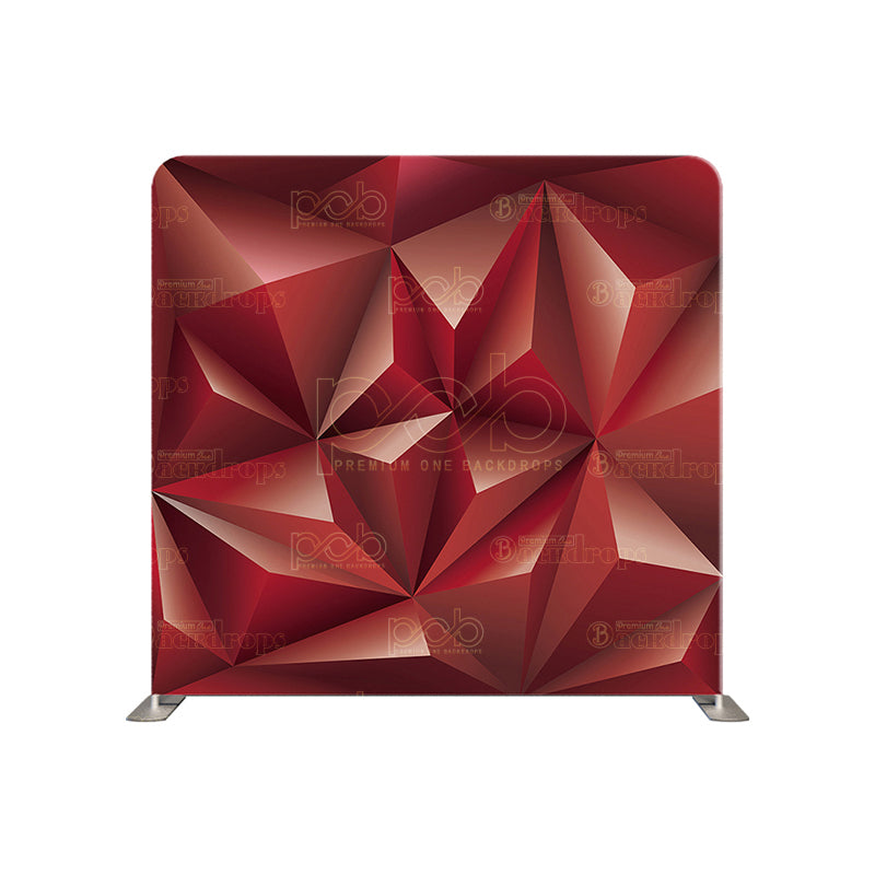 Pillow Cover Backdrop (Ruby Geometric)